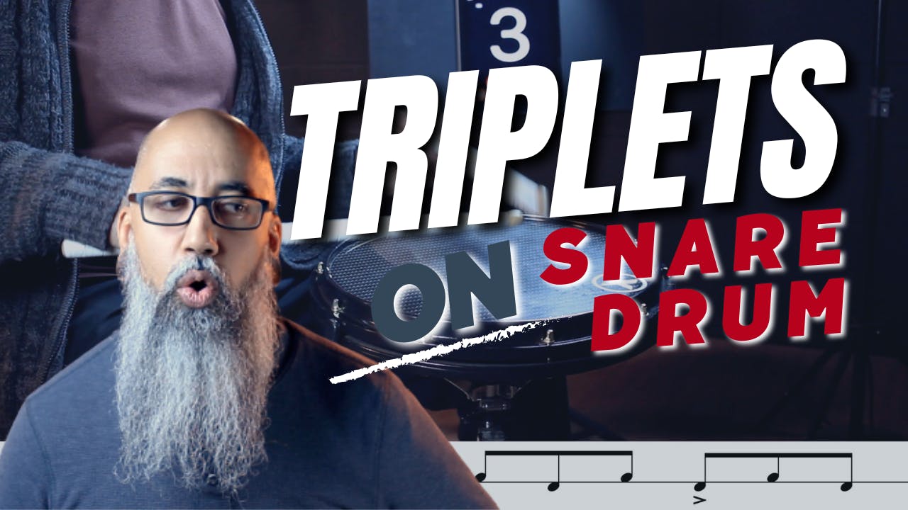 TRIPLETS ON SNARE DRUM - DRUM TIP TUESDAY