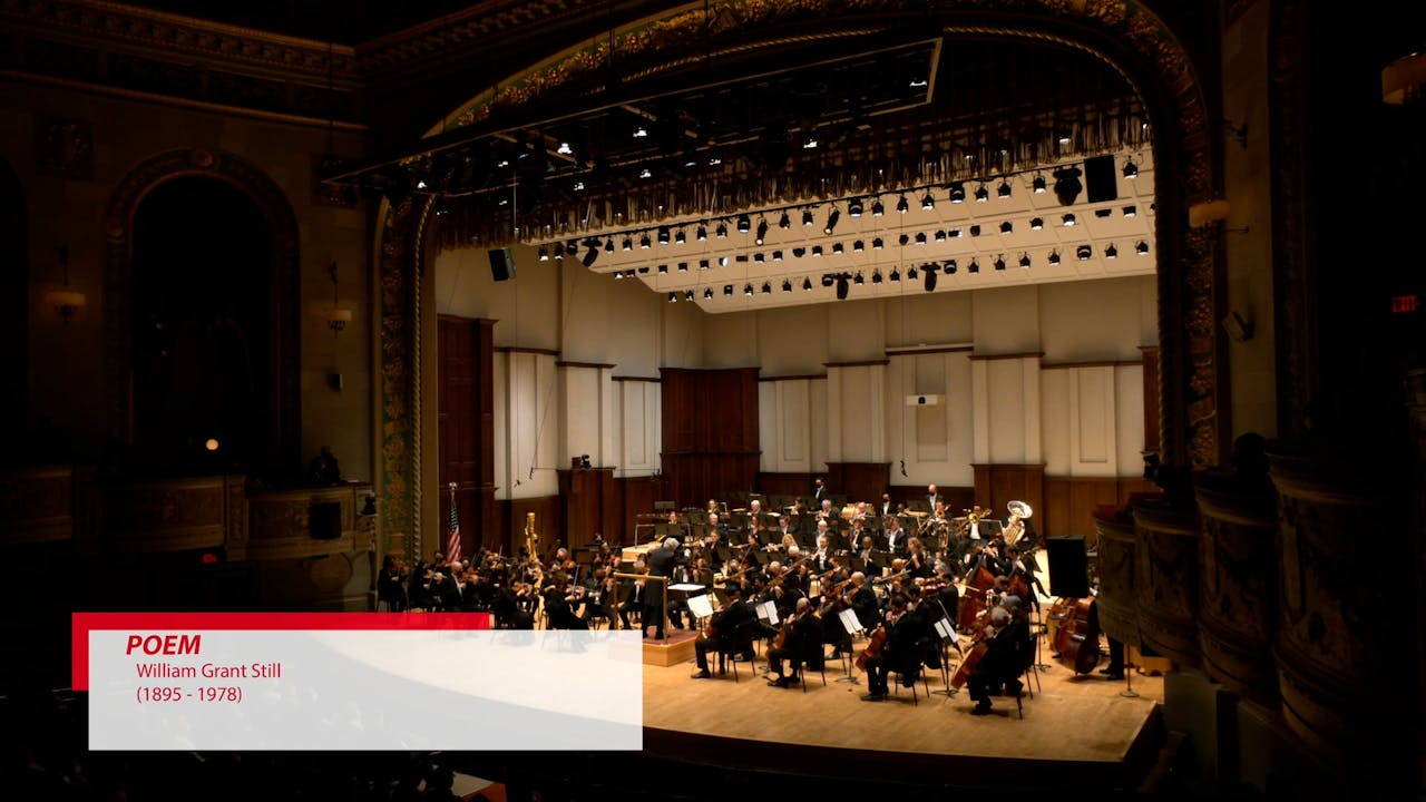 William Grant Still Poem - Live from Orchestra Hall