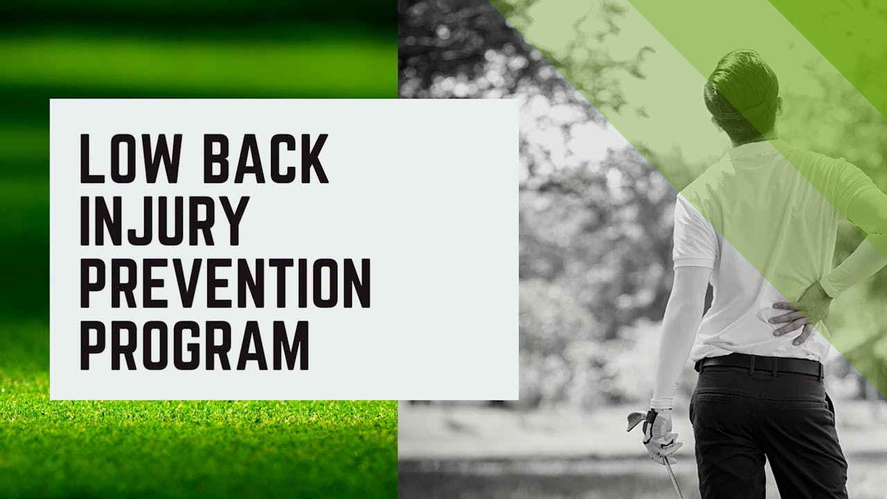 Low Back Injury Prevention Program - Dynamic Motion Golf TV