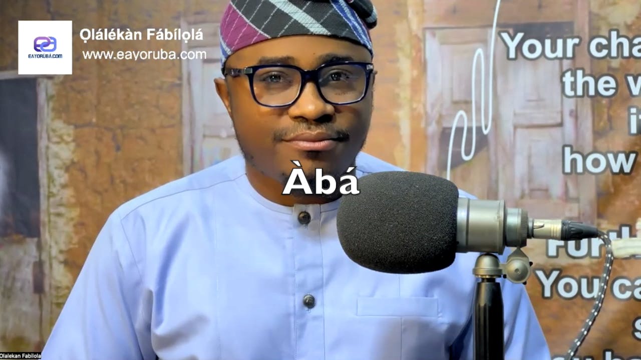 Ways to use "Àbá = Suggestion" in sentences in Yoruba - EAYoruba