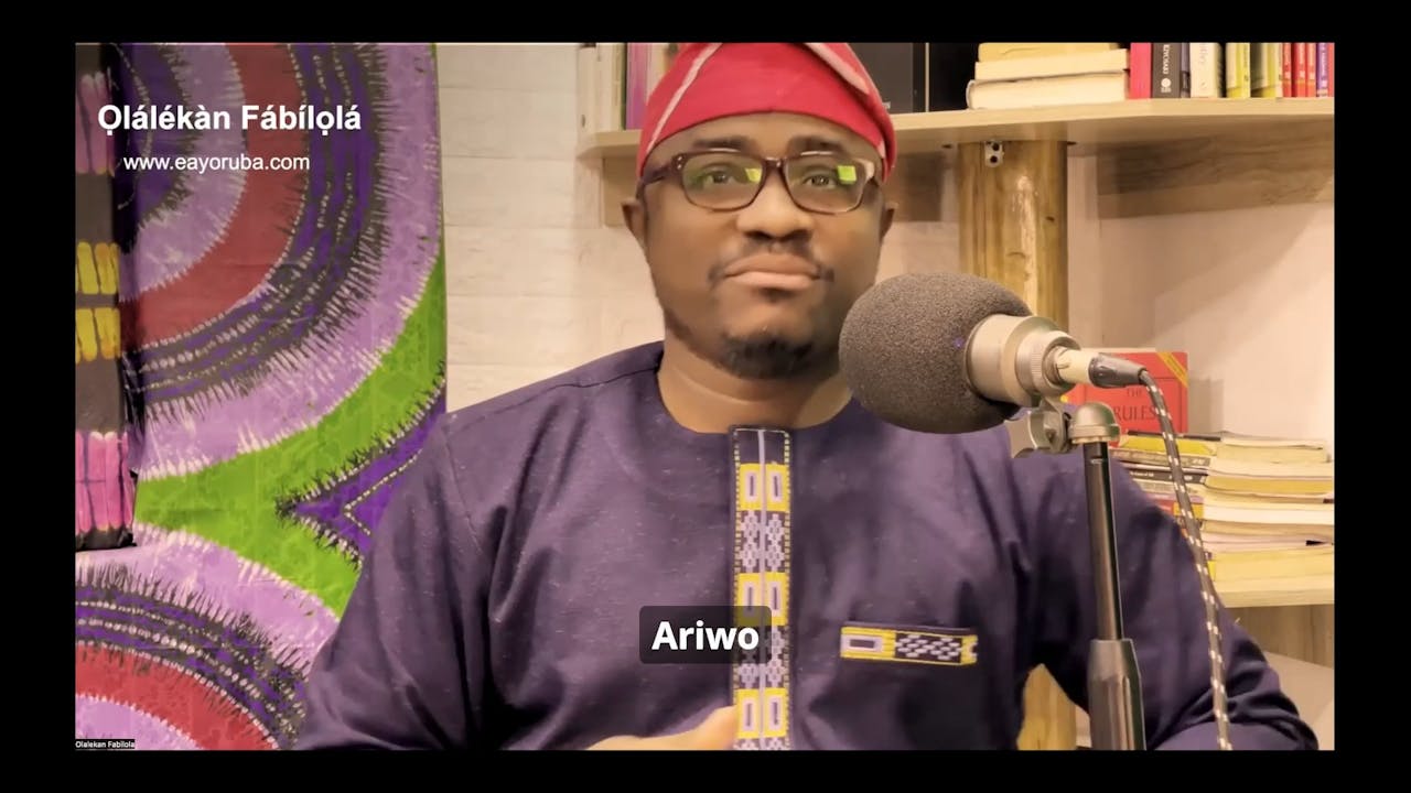 In this lesson, I explained Ariwo and how to use it sentence(s) in ...