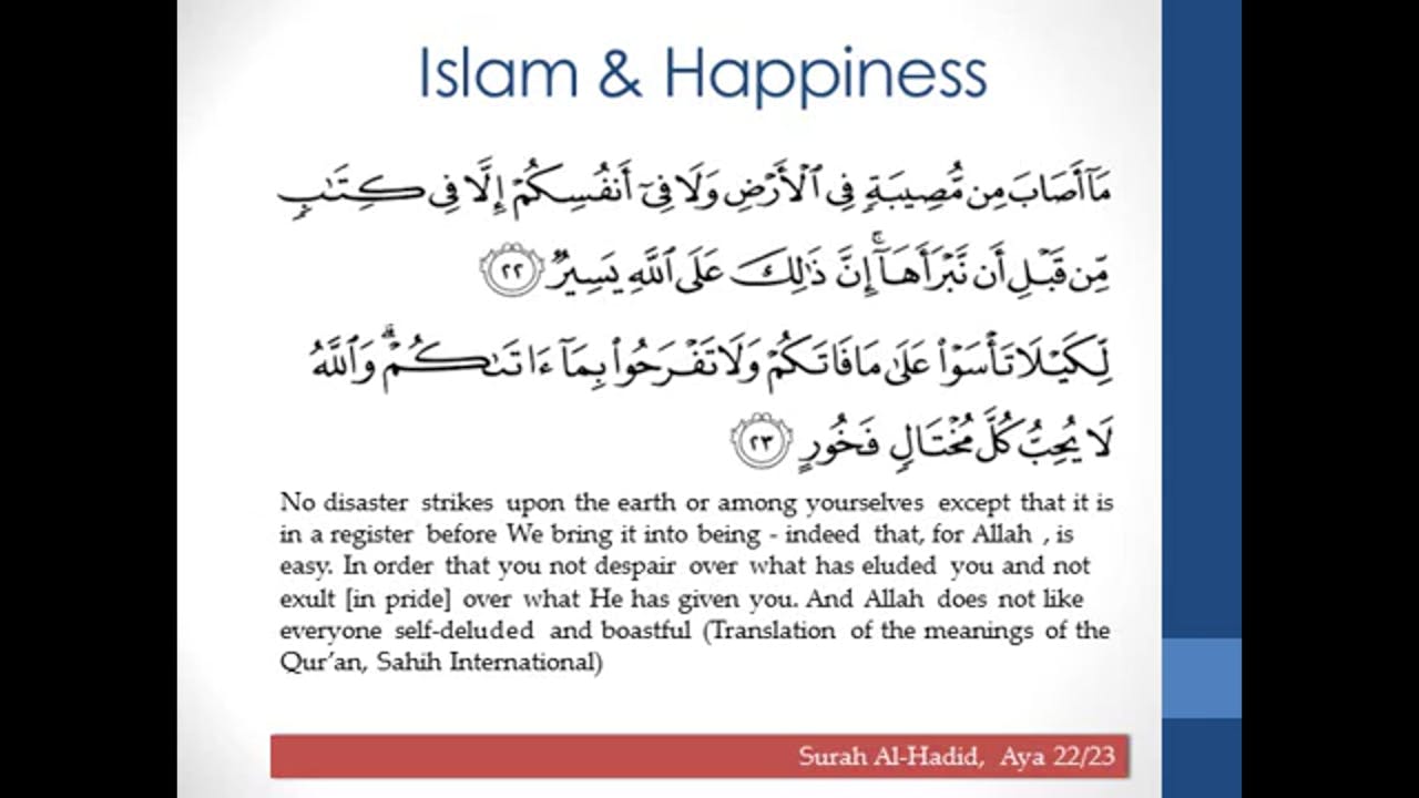Islamic Guidance to Happiness and Wellbeing - Islamic Psychology ...