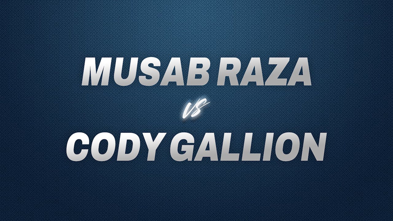 Musab Raza vs Cody Gallion - Enigma TV