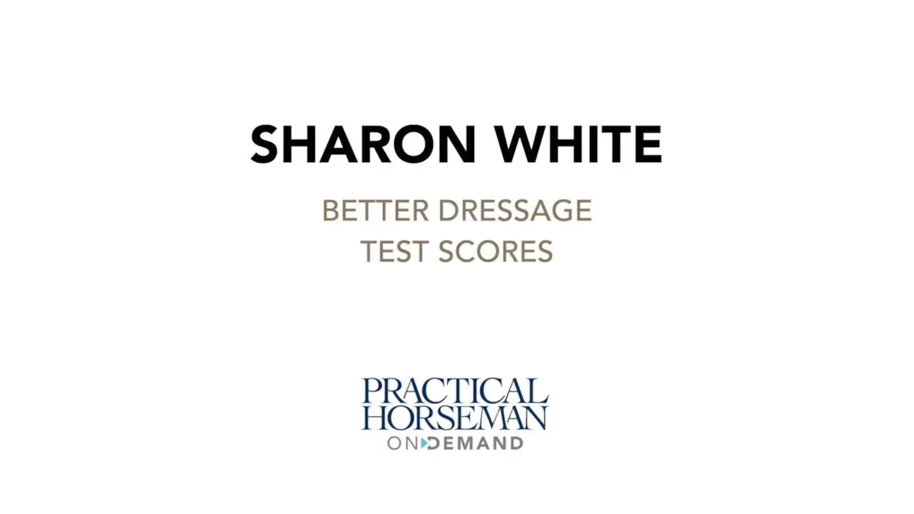 Sharon White—Better Dressage Test Scores - Dressage - Equestrian+