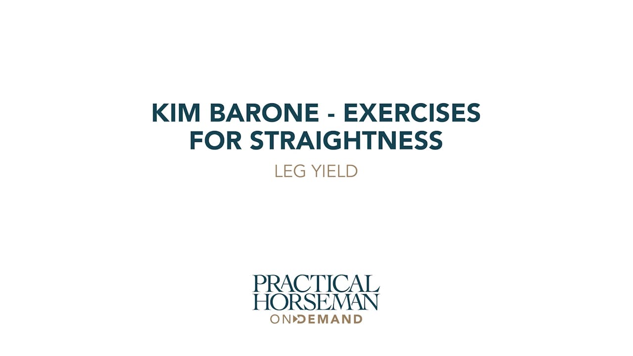 Leg Yielding Through the Walk/Trot | Kim Barone - Hunters/Equitation ...