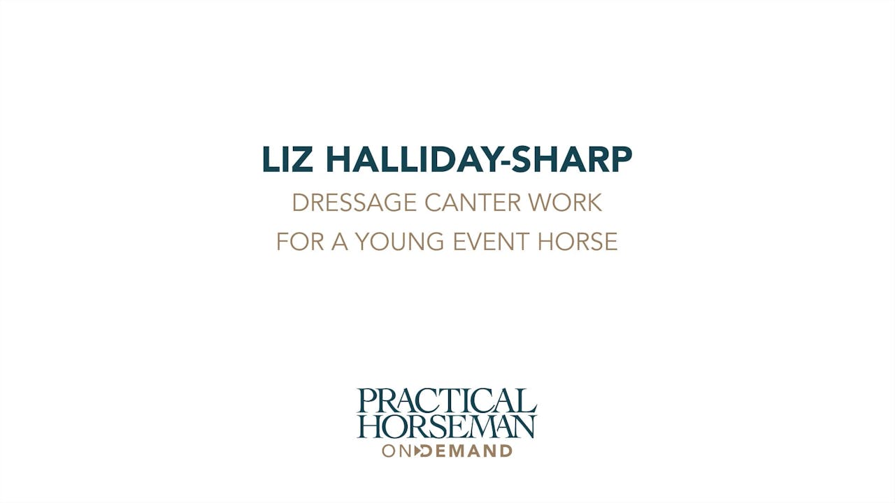 Dressage Canter Work for A Young Event Horse | Liz Halliday-Sharp ...