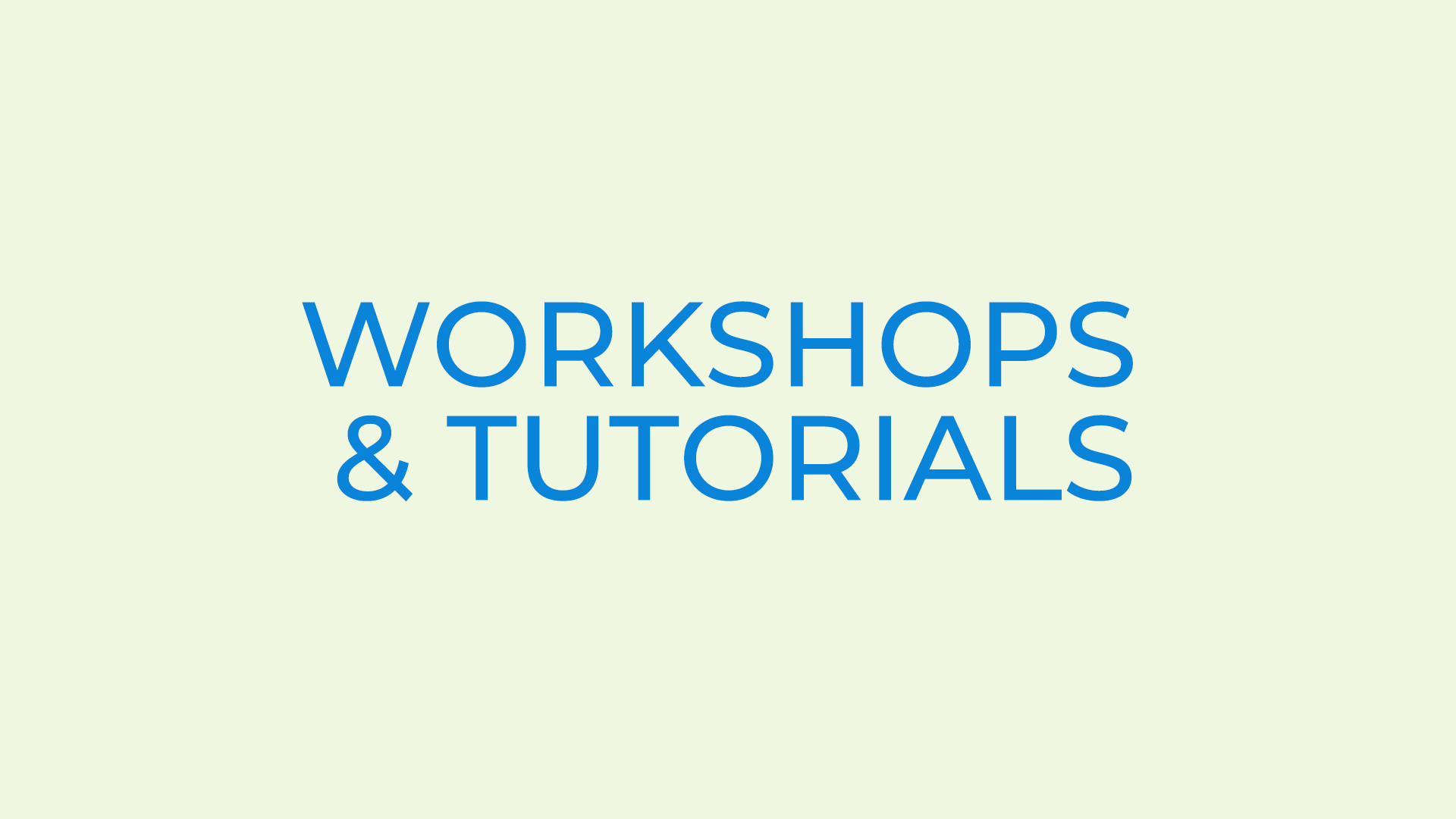 Getting Started, Tutorials & Workshops - Essentrics TV