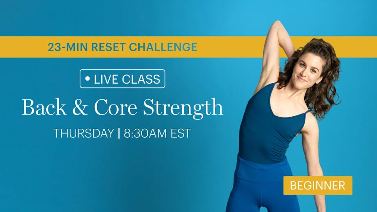 THURSDAY | LIVE CLASS JANUARY 15TH 8:30AM EST - View Schedule - Essentrics TV
