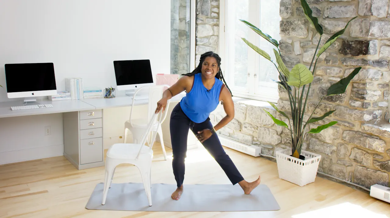 Desk Workout: Calf and Quad Release - Desk Workout Collection ...