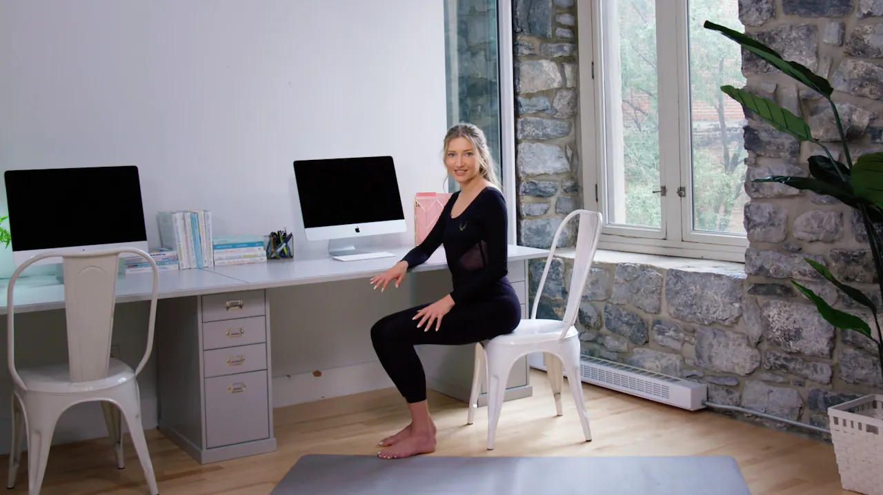 Desk Workout: Lower Back Release - Desk Workout Collection - Essentrics TV