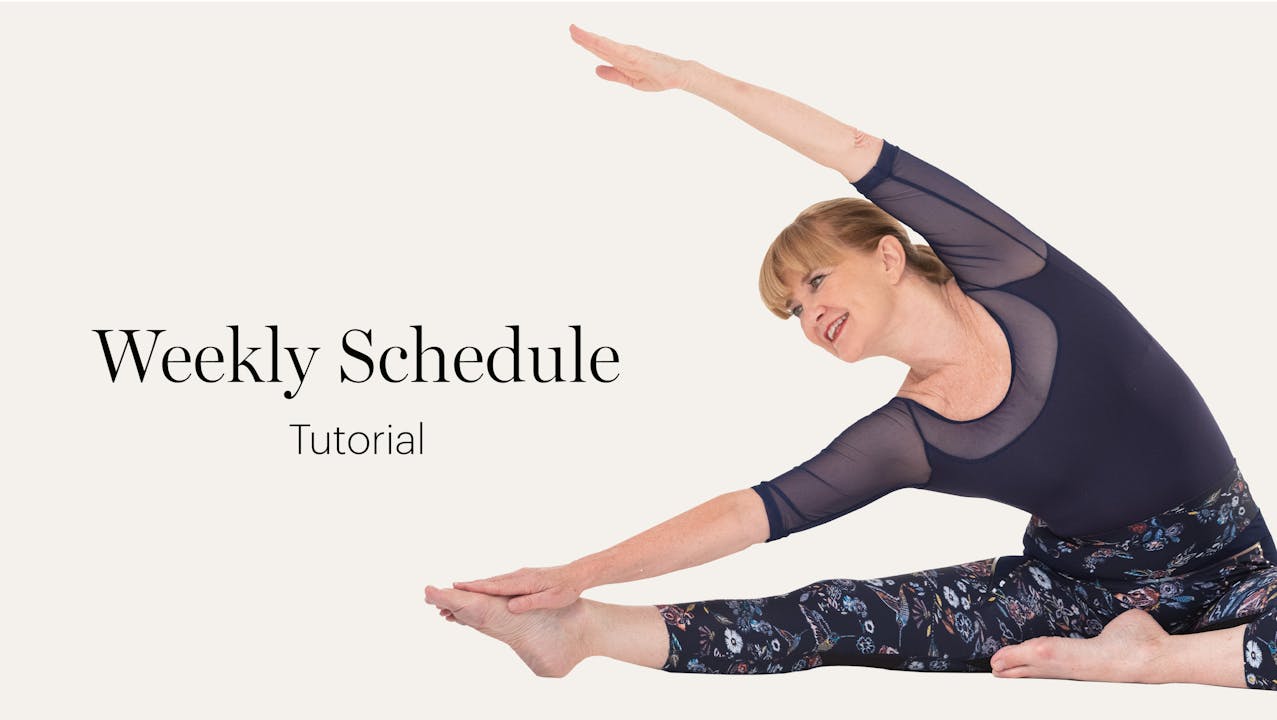 Weekly Schedule | Tutorial - Essentrics TV