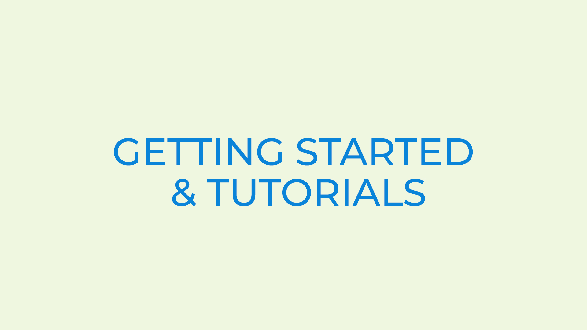 Getting Started, Tutorials & Workshops - Essentrics TV