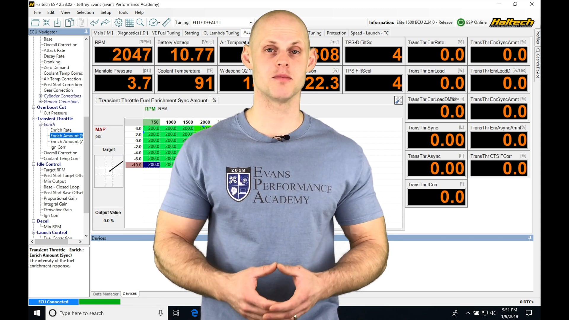 Haltech Elite Training Course - Evans Performance Academy