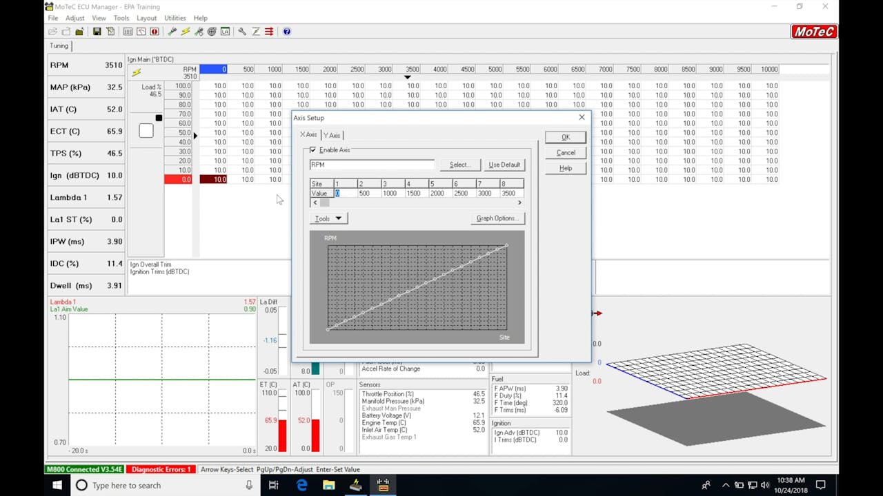 Motec Hundred Series Training Part 14: Main Spark Table - Evans ...