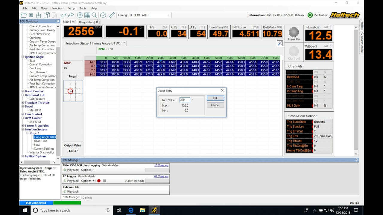 Haltech Elite Part 8: Injector & Coil Set-Up - Haltech Elite ESP Master ...