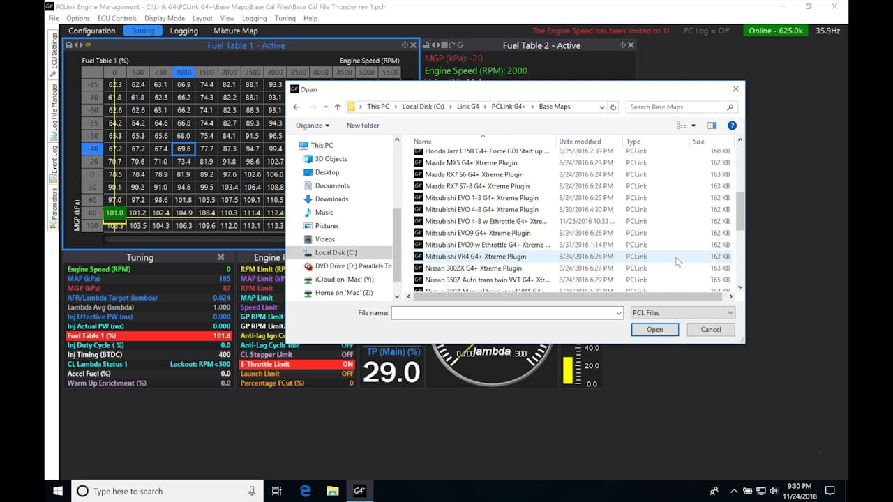 Link G4+ EMS Training Part 2: Working With Calibration Files - Link G4 ...