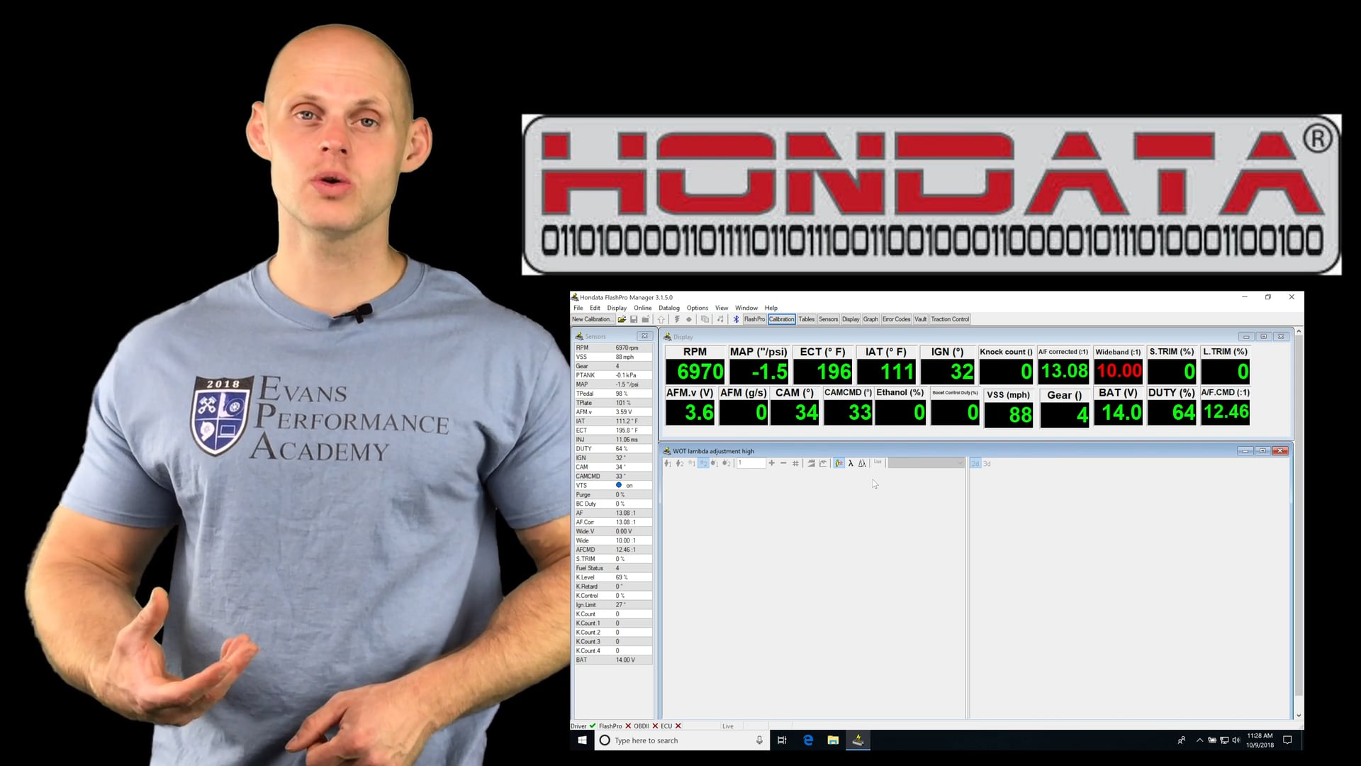 Hondata Flashpro Training Course - Evans Performance Academy