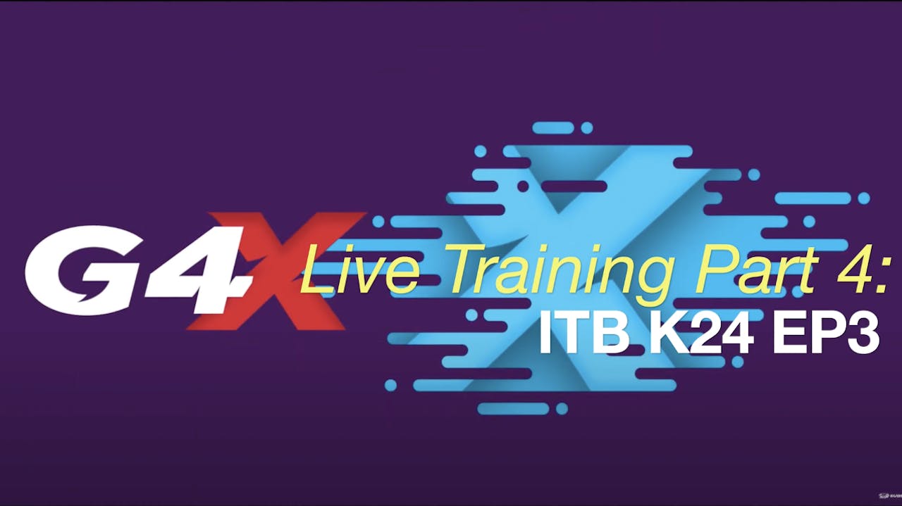 Link G4x Live Training Part 4: NA ITB K24 - Link G4x Training Course - Evans Performance Academy