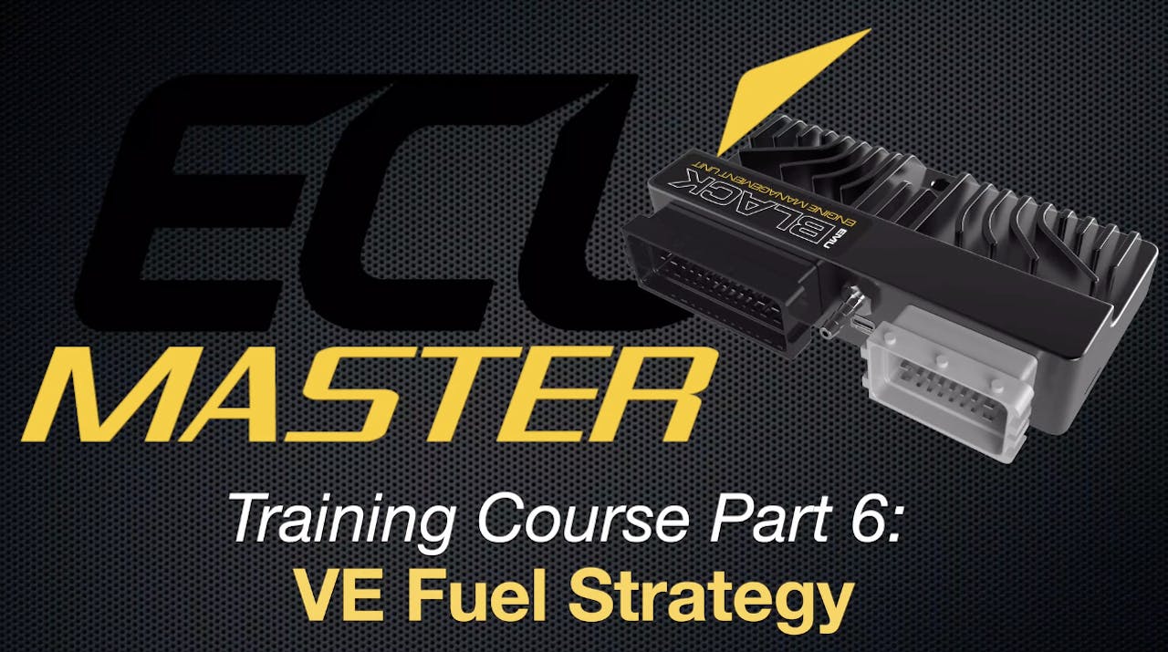 ECUMaster Training Course Part 6: VE Fuel Strategy - ECU Master Black ...