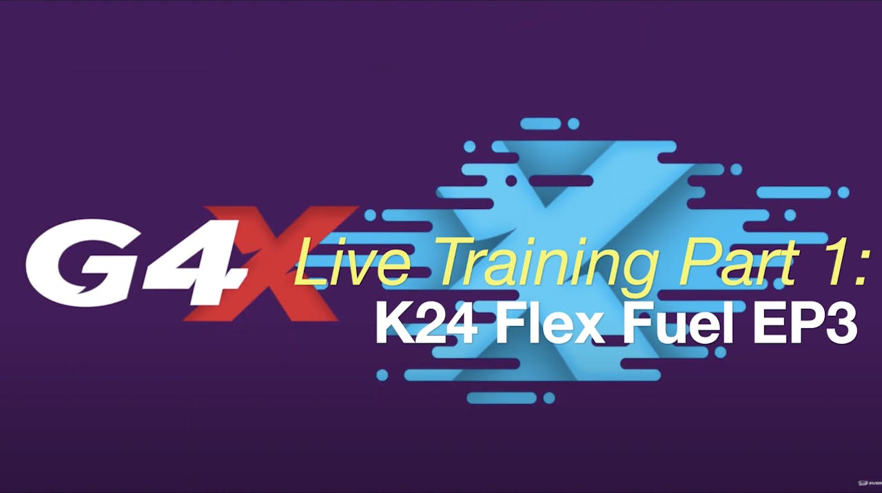 Link G4x Live Training Part 1: NA K24 Flex Fuel - Link G4x Training Course - Evans Performance ...