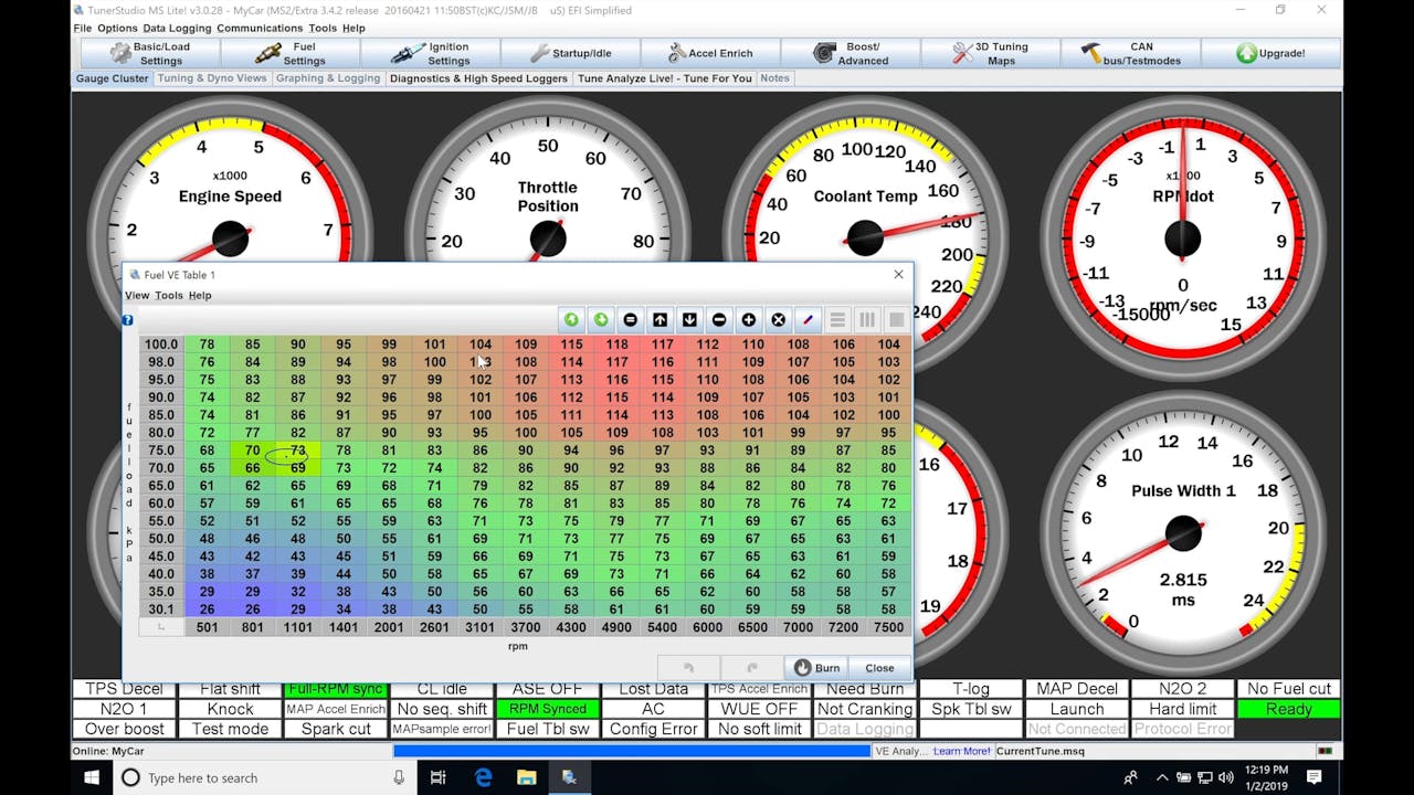 Megasquirt Part 17: Acceleration Enrichment - Evans Performance Academy