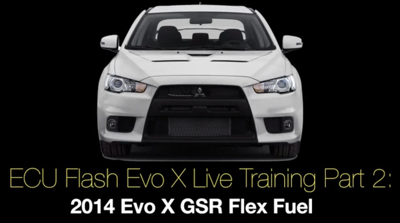 Ecu Flash Evo X Live Training Part 2: 2014 Evo X GSR Flex Fuel - ECU ...