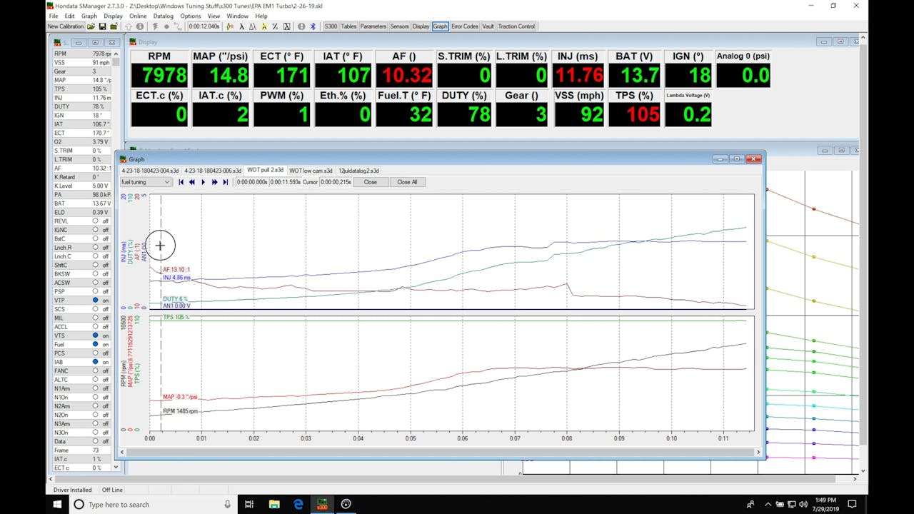 Hondata s300 Part 32: Virtual Dyno - Hondata s300 Training Course - Evans Performance Academy