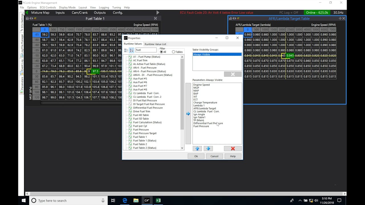 Link G4+ EMS Training Part 7: Main Fuel Table - Evans Performance Academy