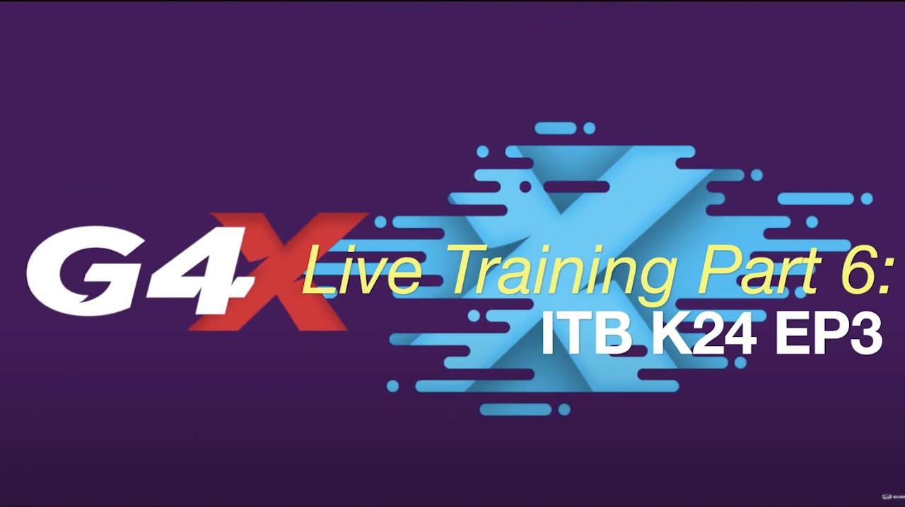 Link G4x Live Training Part 6: NA ITB K24 - Link G4x Training Course - Evans Performance Academy