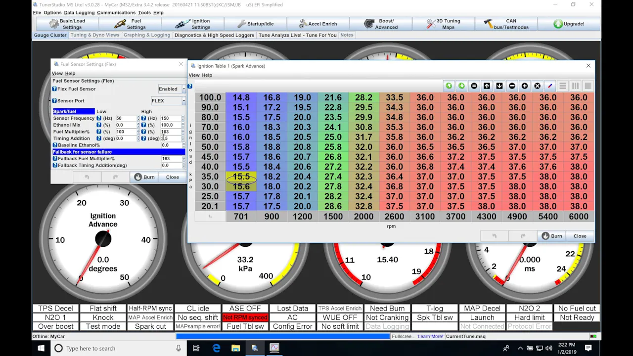 Megasquirt Part 18: Flex Fuel Tuning - Megasquirt Training Course ...