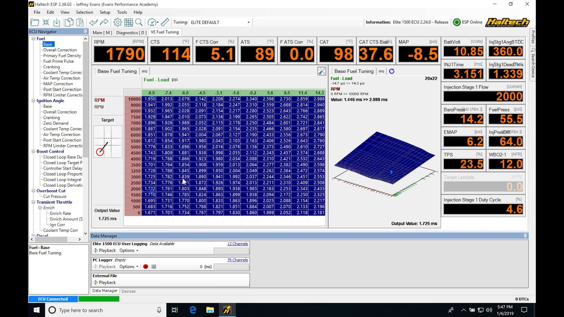 Haltech Elite Training Course - Evans Performance Academy