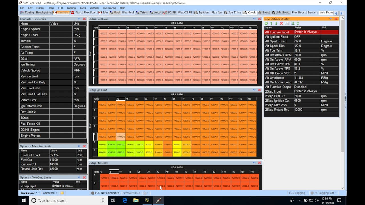 AEM Series 2 Part 35: Track Tuning (3 Step) & Datalogging - AEM Series ...