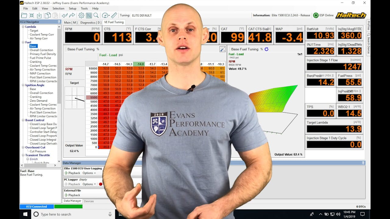Haltech Elite Part 12: MAF Fuel Strategy - Evans Performance Academy