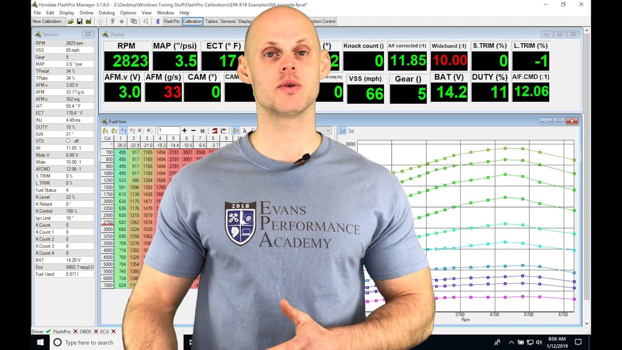 Hondata Flashpro Part 27: R18 Civic - Evans Performance Academy