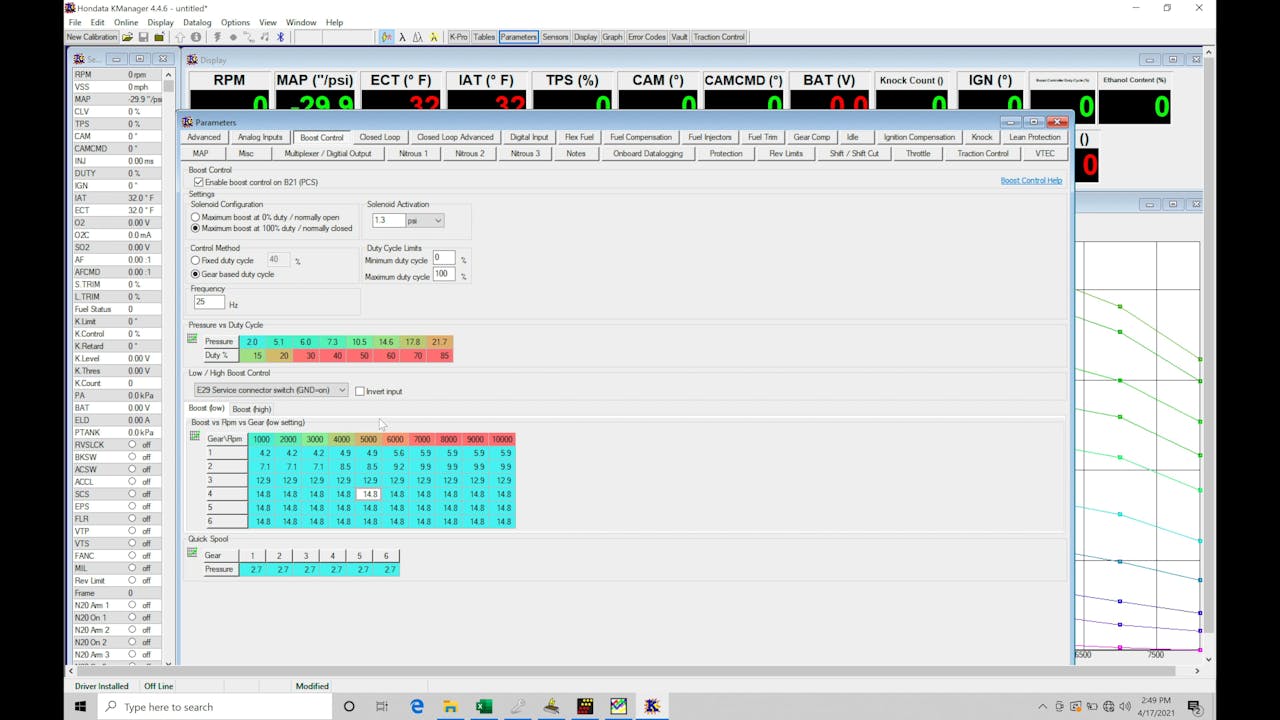Hondata Kpro Part 36: Alternate Boost Control Tuning - Hondata Kpro Training Course - Evans ...