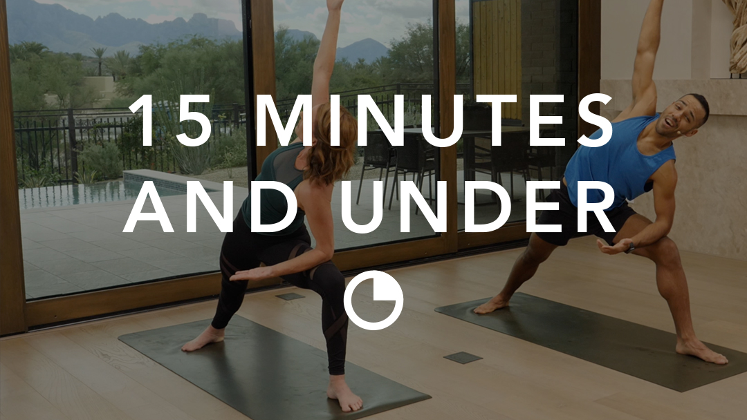 Yoga in 15 Minutes and Under - Exhale On Demand Workout Videos | Online ...