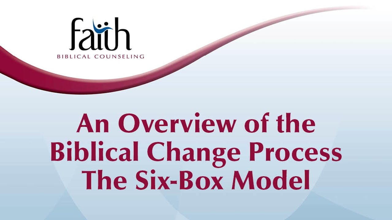 16 An Overview of the Biblical Change Process The Six-Box Model (Robert Jones) - Faith Resources