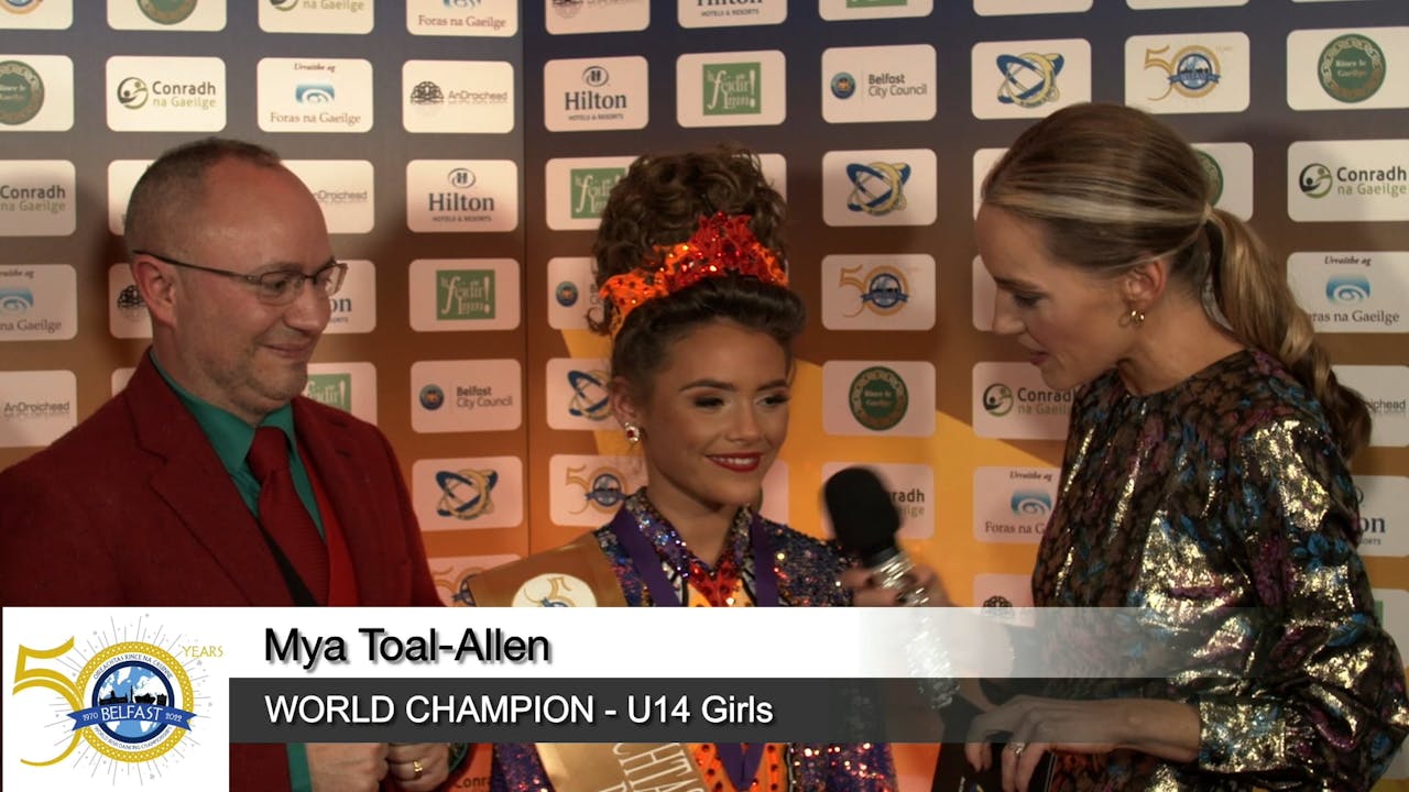 Mya Toal-Allen - WORLD CHAMPION - U14 Girls - Feistv