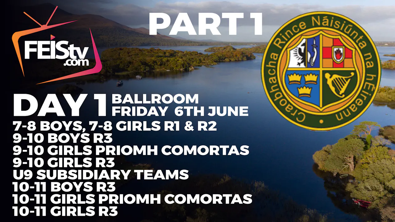 Irish Nationals 2025 Day 1 - BALLROOM PART 1 - Feistv