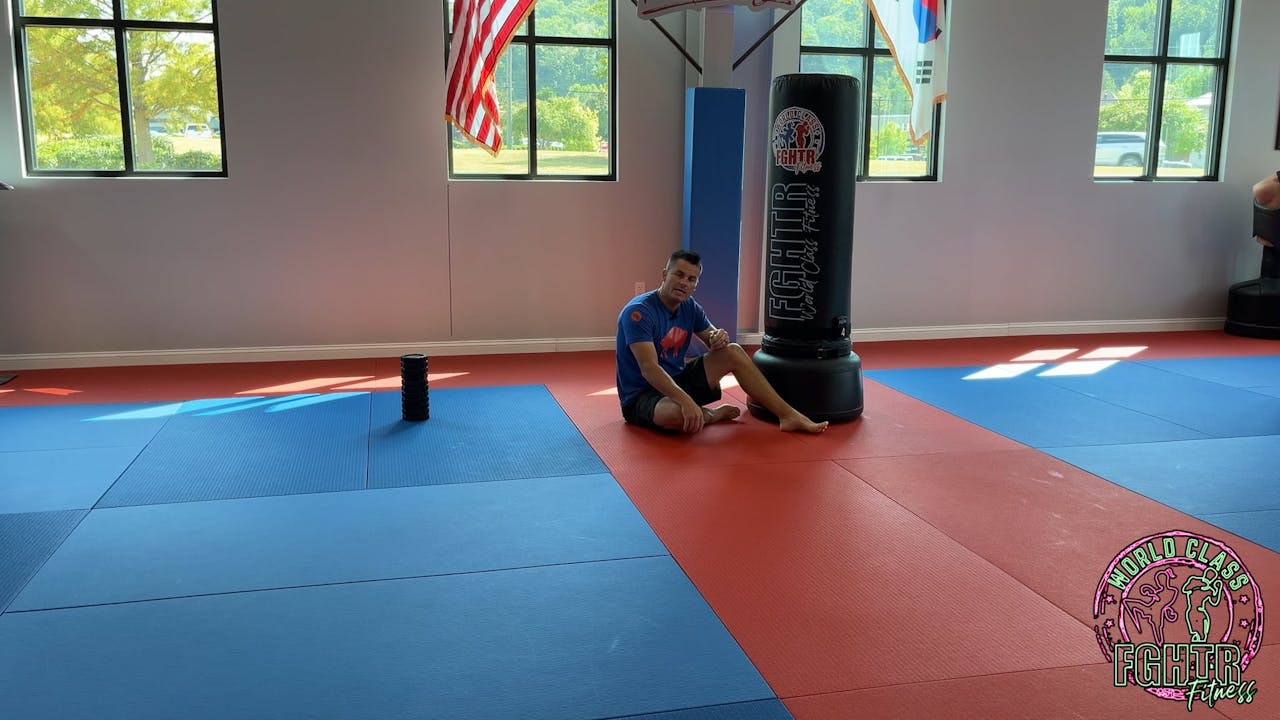 Lumbar High Glute Mobility Ball Recovery - FGHTR Fitness Kickboxing