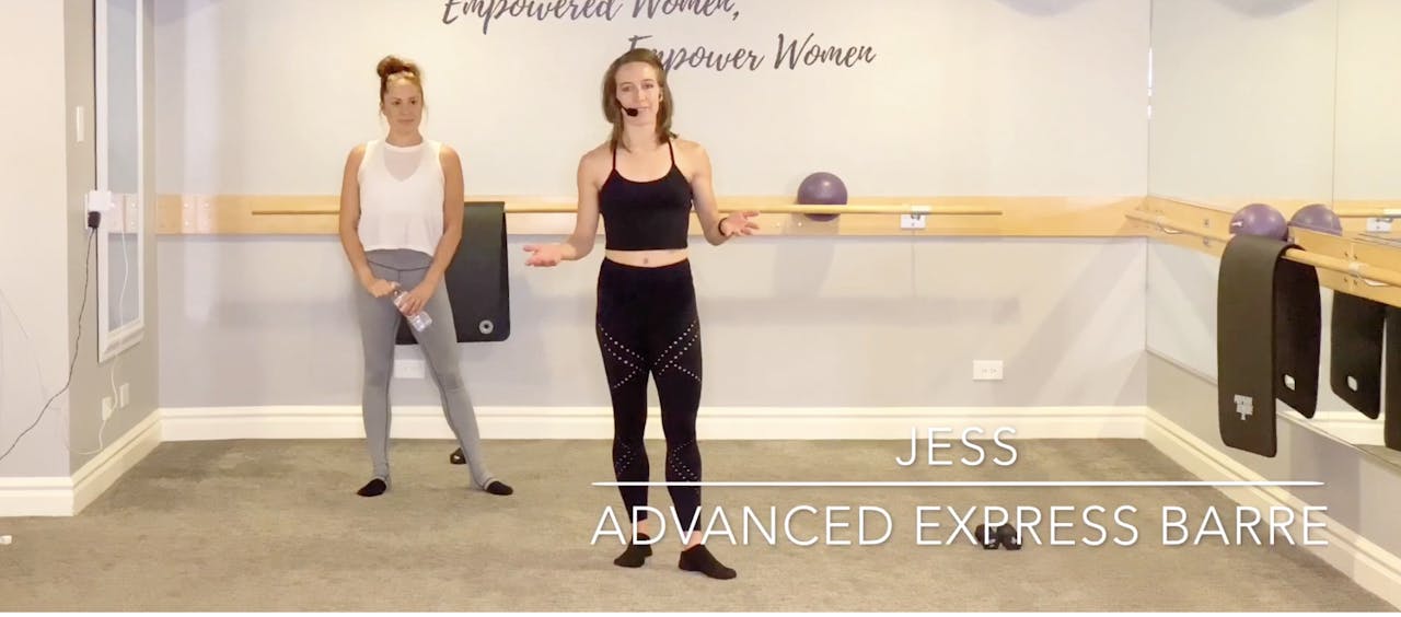 Advanced Barre Express with Jess - Barre Series - Fit Forte Online