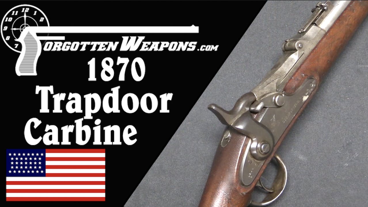The First Trapdoor Springfield Carbine, Model 1870 - History of Weapons ...
