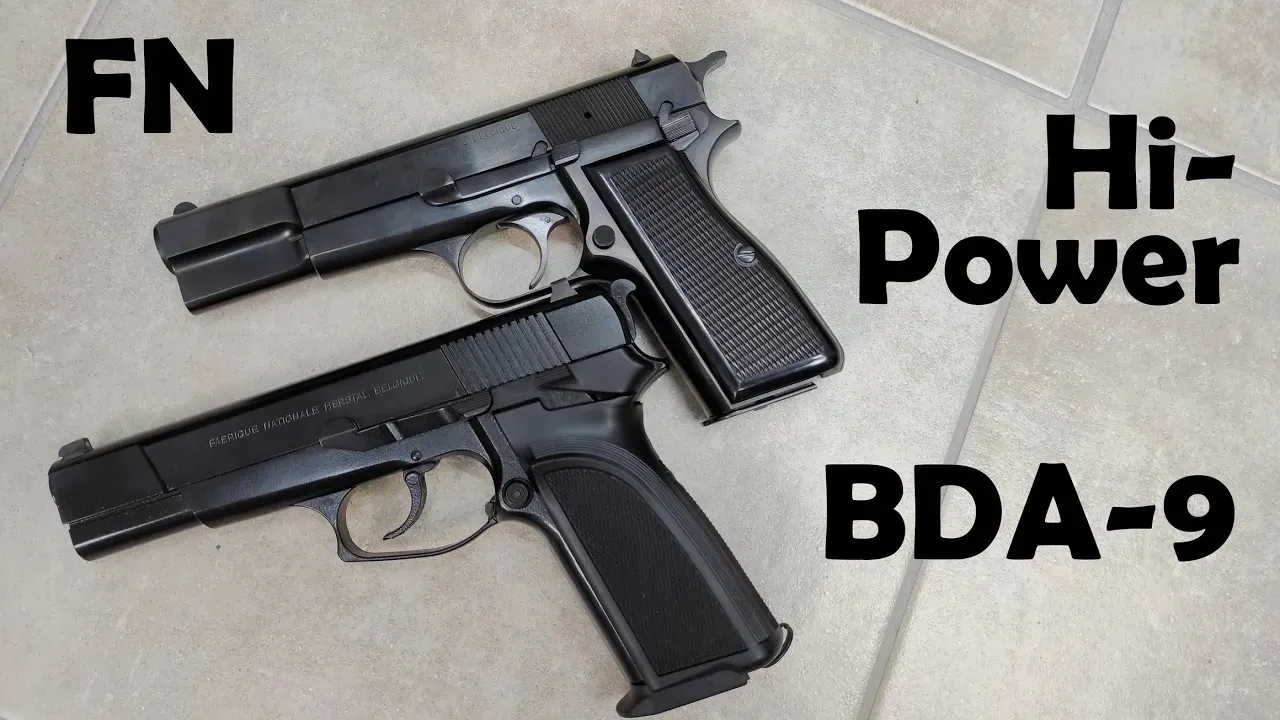 FN Browning Hi-Power vs BDA-9 On The Range - History of Weapons & War