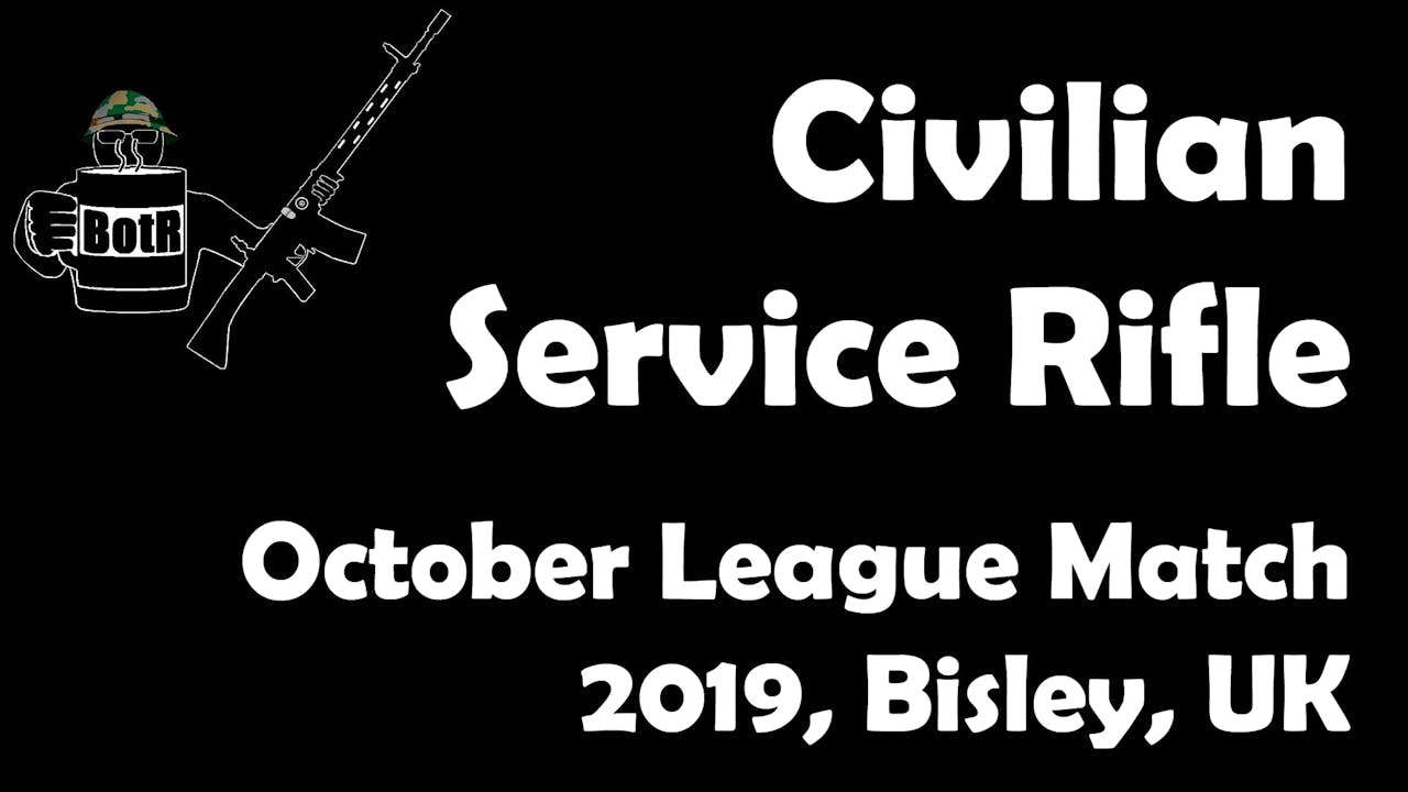 Civilian Service Rifle, Bisley, UK, October 2019: Tikka T3x Arctic ...