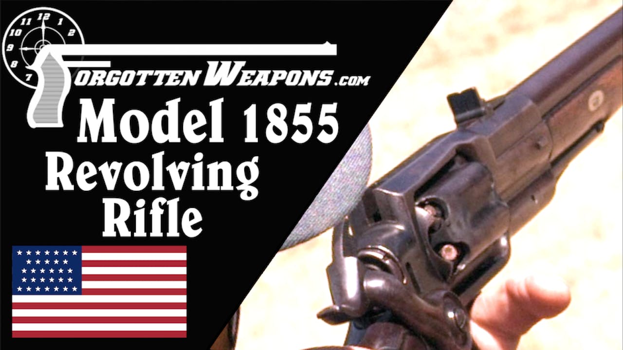 Colt 1855 Revolving Rifle at the Range - History of Weapons & War
