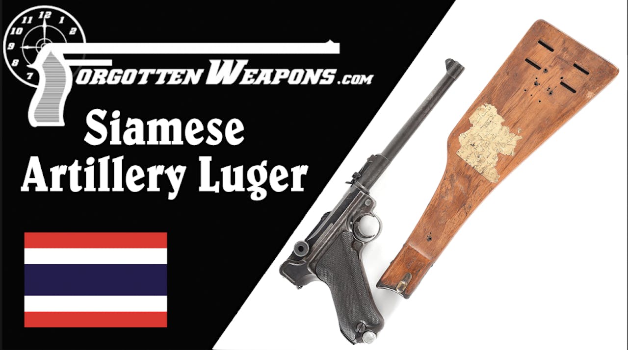 Lugers in Thailand: The Siamese Artillery Luger - History of Weapons & War