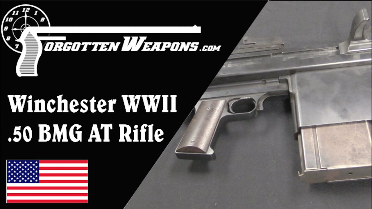 Winchester-Williams WW2 50 Antitank Rifle - History of Weapons & War