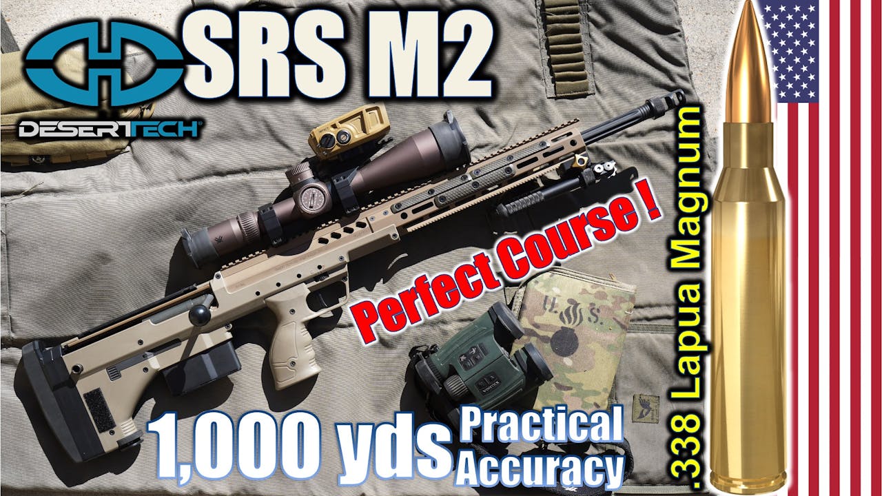 🥇[.338 Lapua Mag] Desert Tech SRS M2 to 1,000yds: Practical Accuracy ...