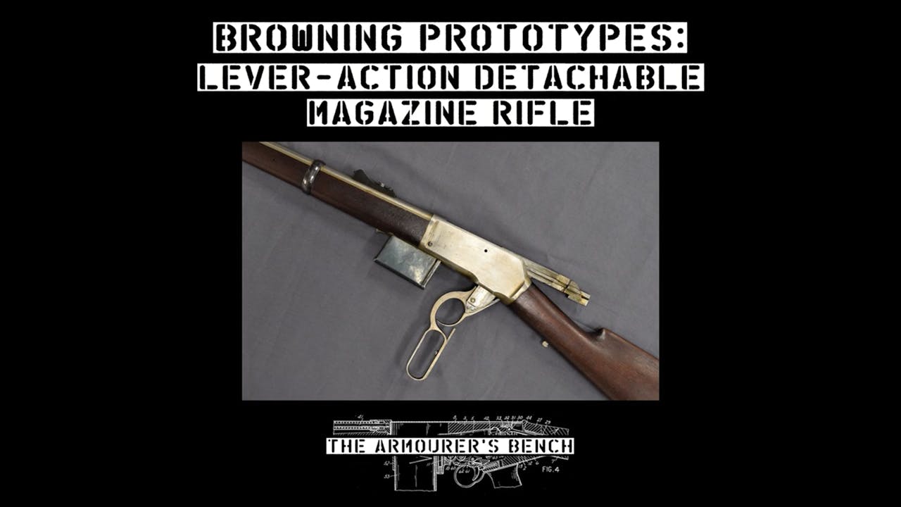 Browning Prototypes - Detachable Box Magazine Lever Action Rifle ...