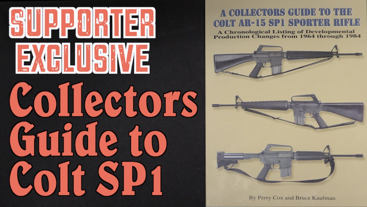 Book Review: Collectors Guide to the Colt AR-15 SP1 Sporter Rifle ...